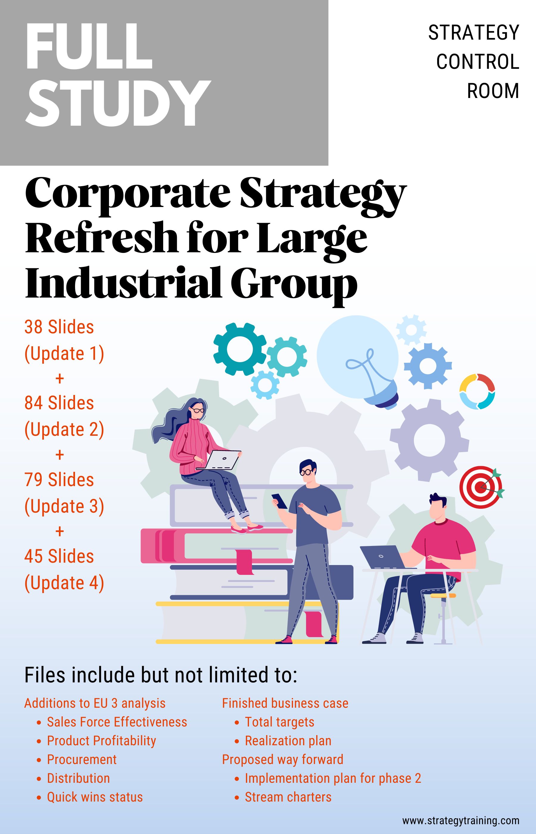 Corporate Strategy Refresh for Large Industrial Group | FIRMSconsulting