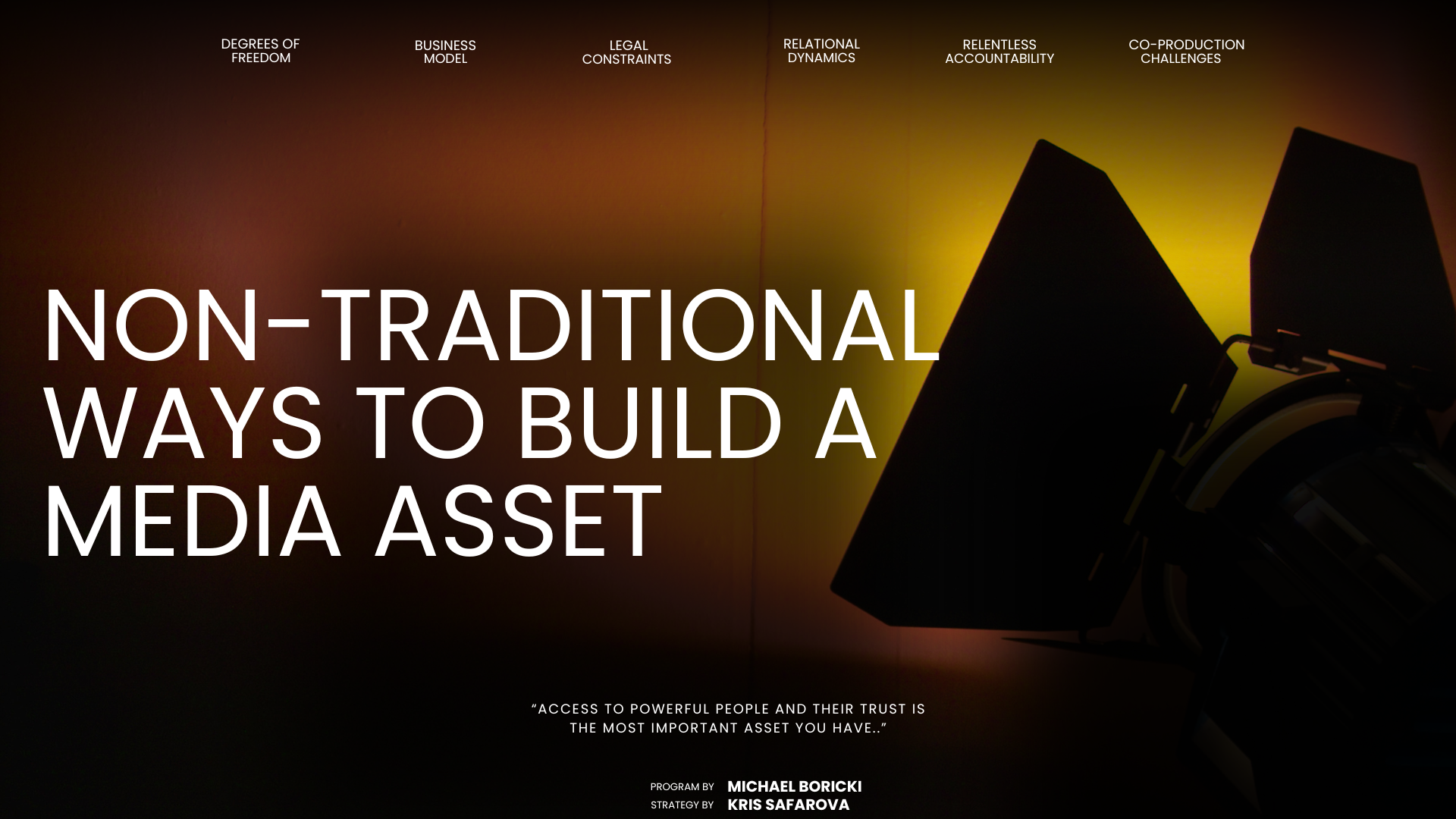 Non-Traditional Ways To Build an Asset | FIRMSconsulting